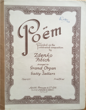 Fibich, Zdenko - Poem - New Notations London